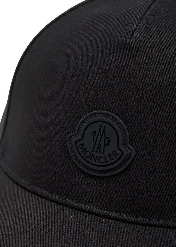Moncler Logo-appliquéd Cotton Cap