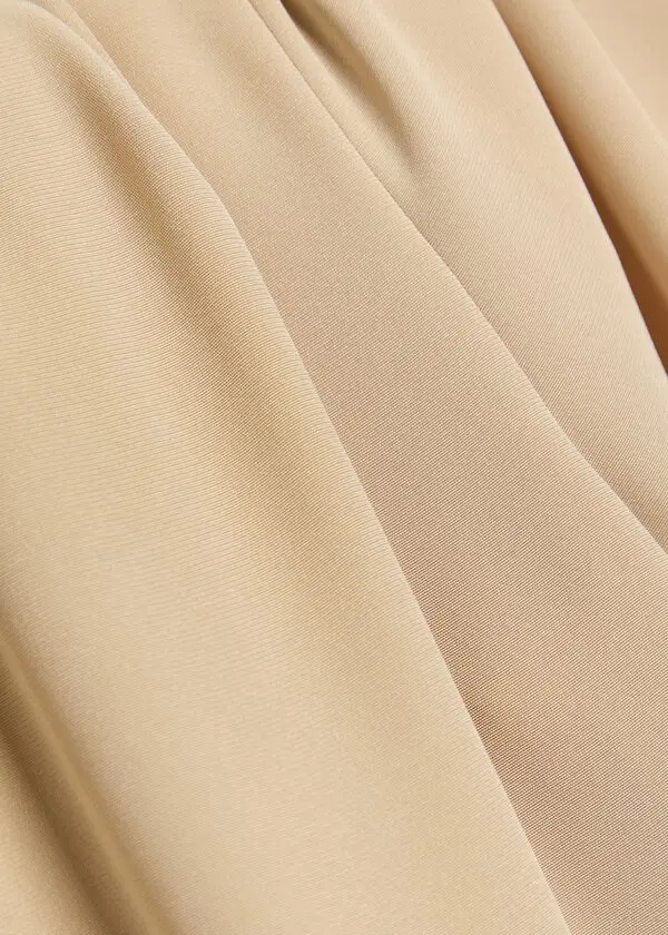 JOSEPH Nour Wide-leg Satin-twill Trousers - Beige
