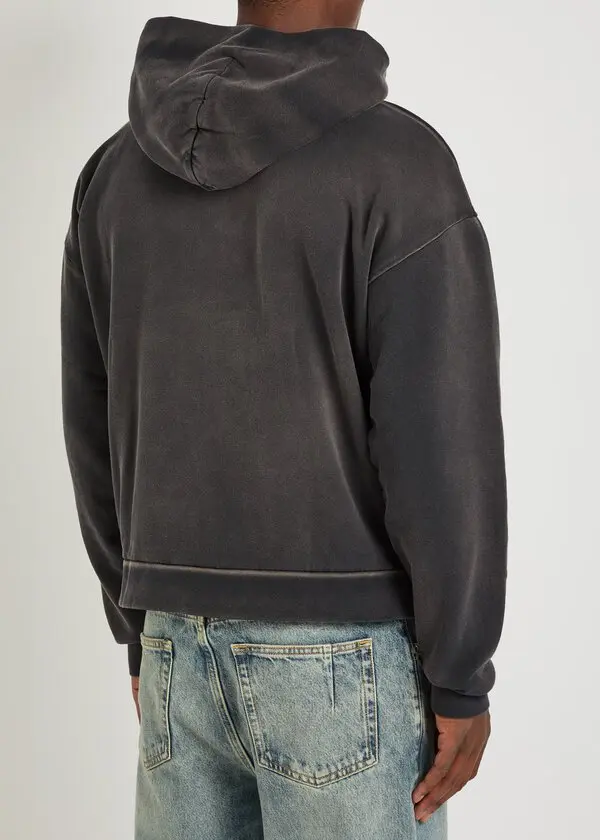 DUKE + DEXTER Paint Splatter Print Cotton Sweatshirt
