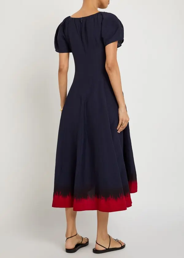 Tory Burch Woven Midi Dress