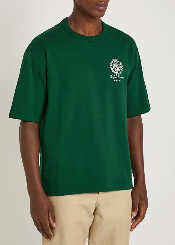 Polo Ralph Lauren Printed Crest Cotton T-shirt
