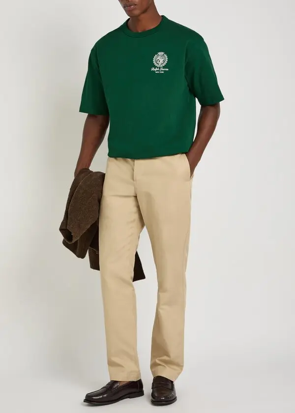 Polo Ralph Lauren Printed Crest Cotton T-shirt