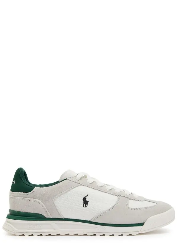 Polo Ralph Lauren Varick Panelled Mesh Sneakers - White
