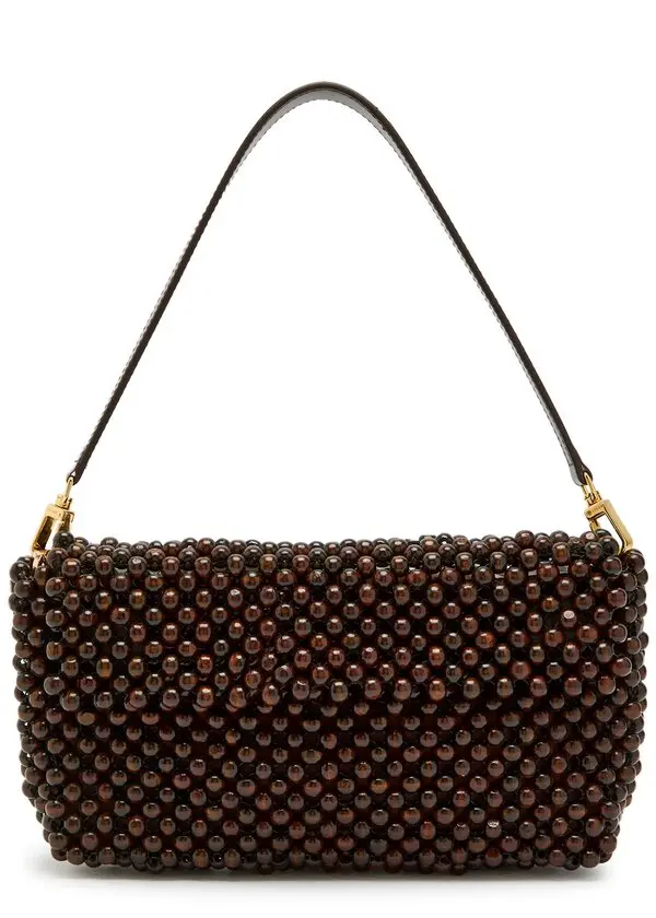 Staud Timmy Beaded Shoulder Bag