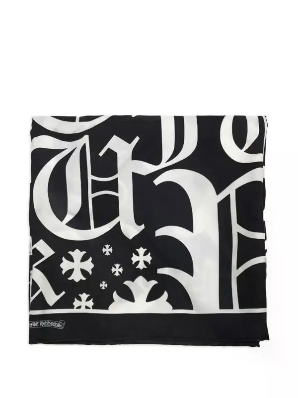 Chrome Hearts Cross Logo Scarf