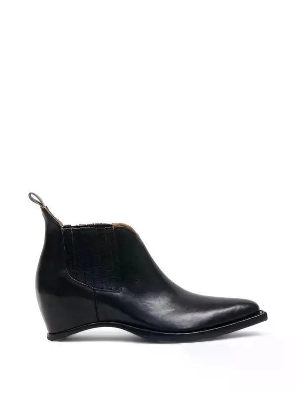 MAISON MARGIELA Pointed Toe Chelsea Boots - Black