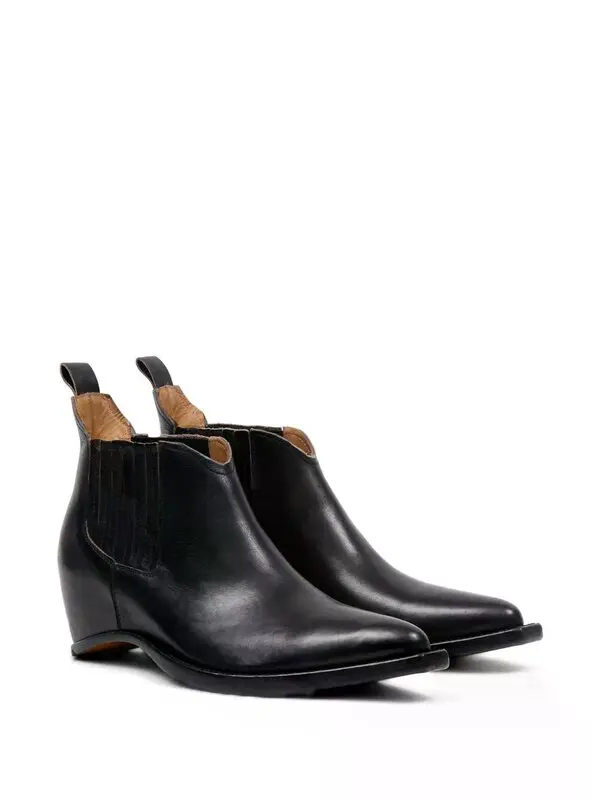 MAISON MARGIELA Pointed Toe Chelsea Boots - Black