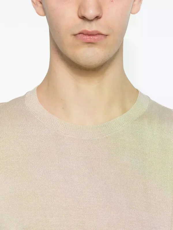 Tagliatore Crew-neck Short-sleeve T-shirt - Neutrals
