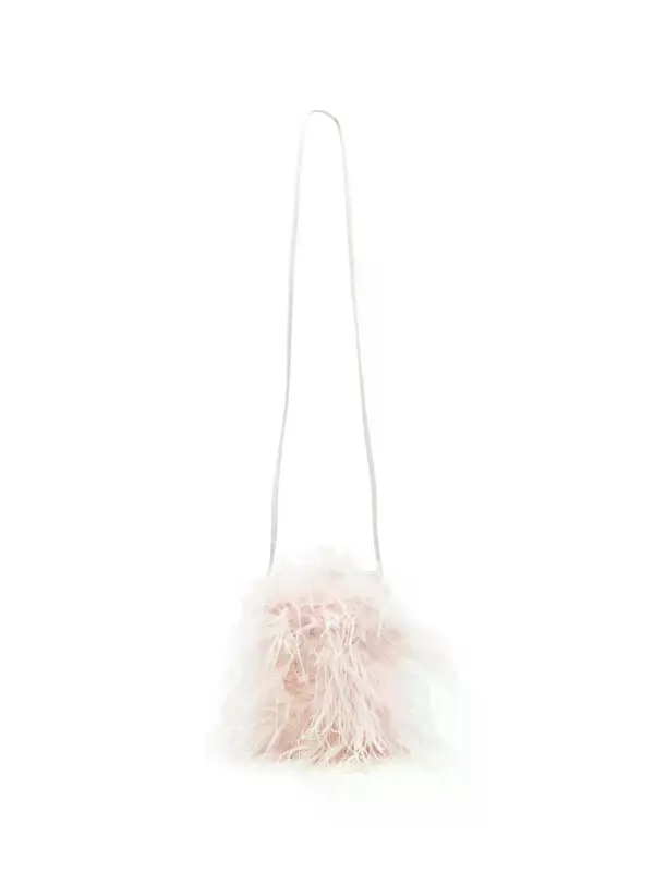 YVES SALOMON Feather Satchel