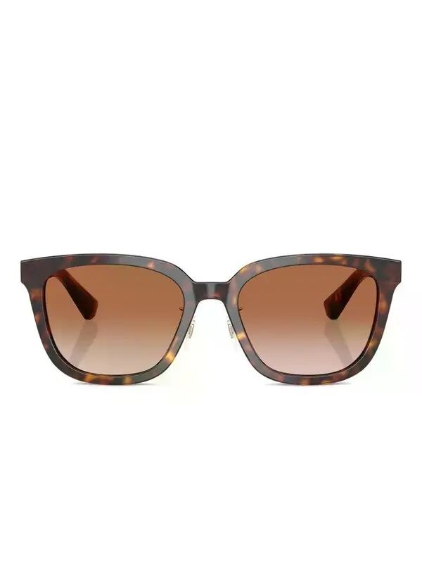 Burberry Tortoiseshell Square-frame Sunglasses