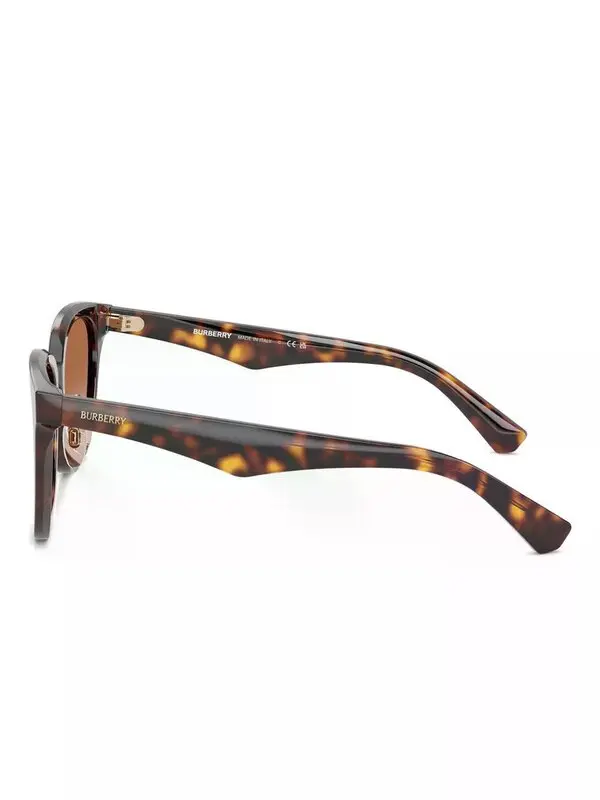 Burberry Tortoiseshell Square-frame Sunglasses