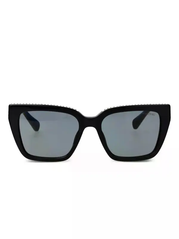 SWAROVSKI Crystal-embellished Sunglasses - Black