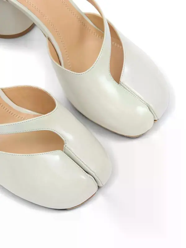 MAISON MARGIELA Tabi Pump Sandals With Cylindrical Heel And Ankle Strap