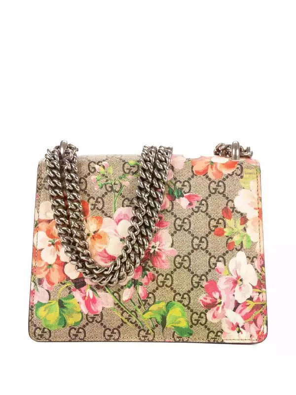 Gucci Dionysus Gg Blooms Mini Crossbody Bag - Neutrals