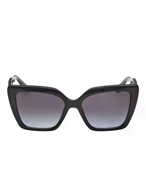 GUESS EYEWEAR Crystal-embellished Cat-eye Sunglasses - Black