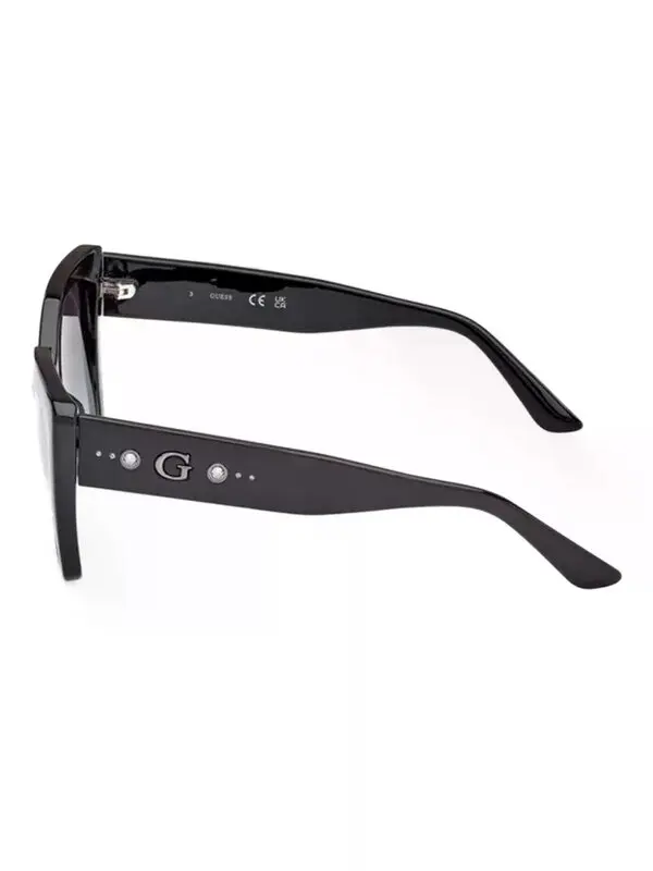 Guess Crystal-embellished Cat-eye Sunglasses