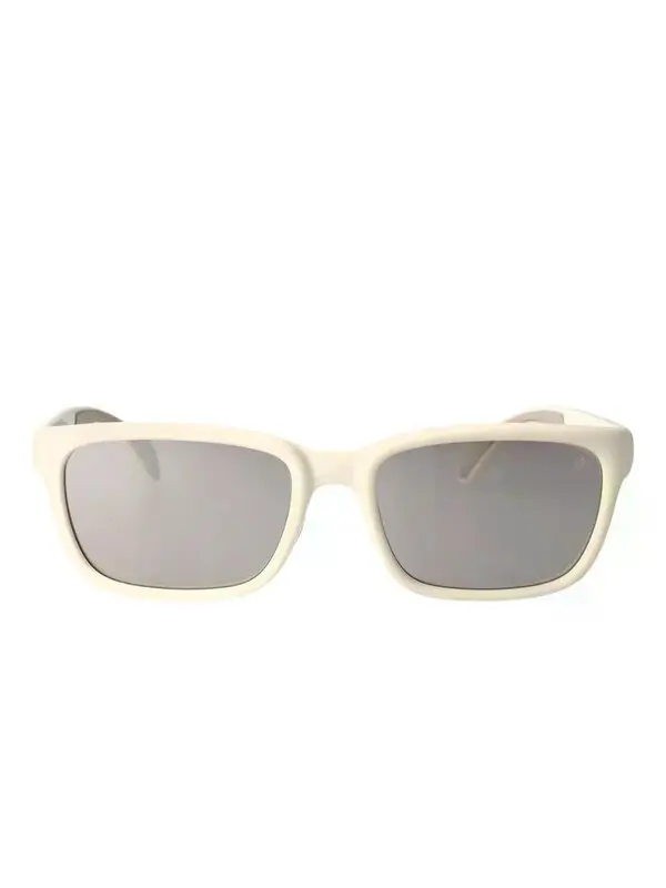 Moncler Slicka Rectangle-frame Sunglasses - White
