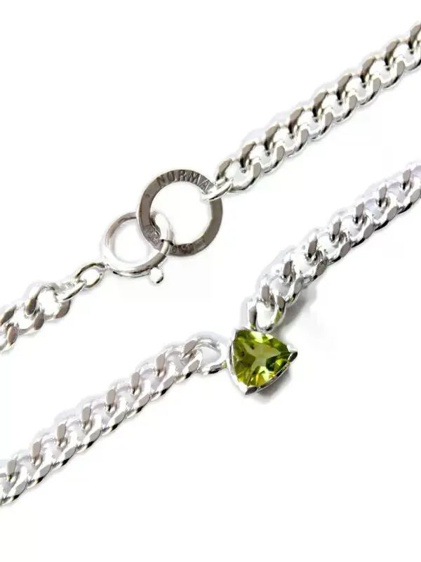 NORMA JEWELLERY Peridot Trillion Necklace