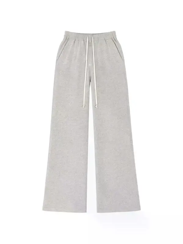 Rick Owens Drawstring-waist Track Pants - Grey