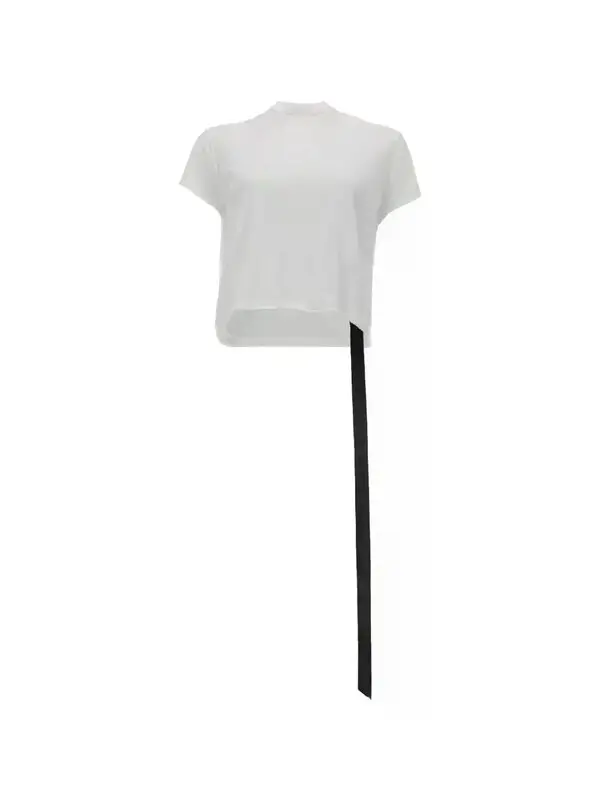 Rick Owens Strap-detail T-shirt - White