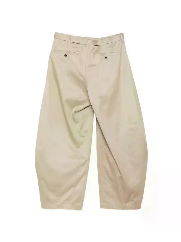 Sacai Belted Cotton Trousers