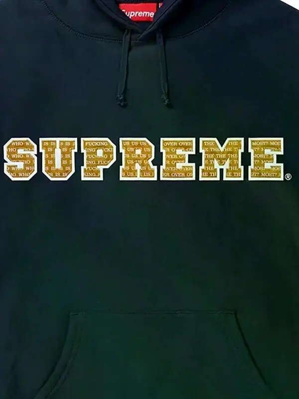 Supreme Logo-lettering Hoodie