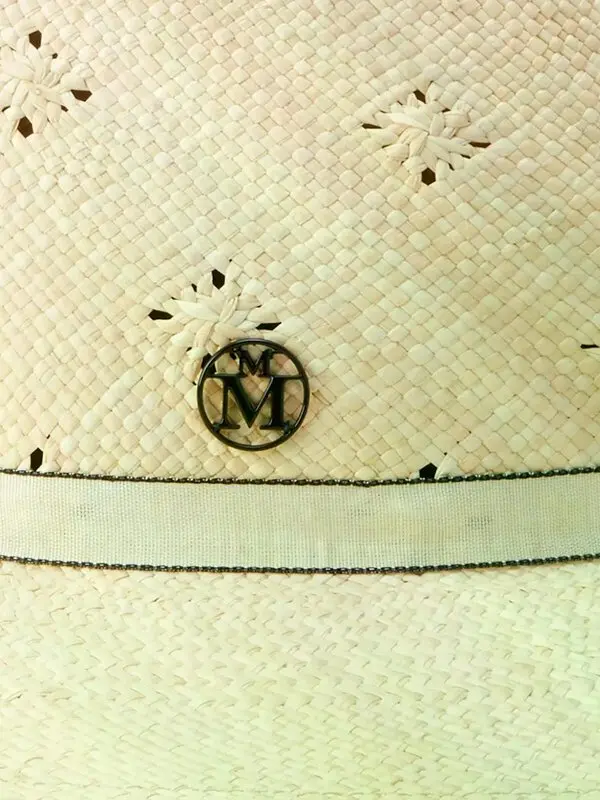 MAISON MICHEL Zango Perforated Fedora Hat