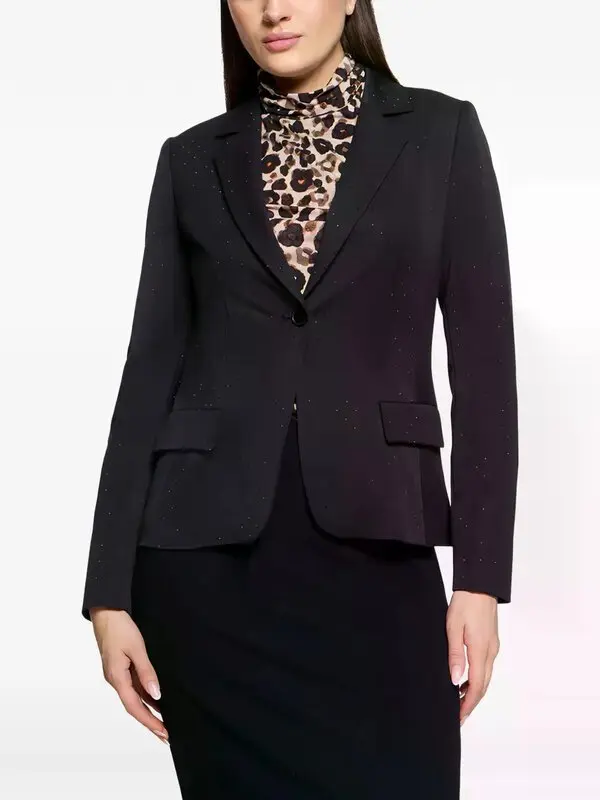 BETTY BARCLAY Embellished Single-button Blazer