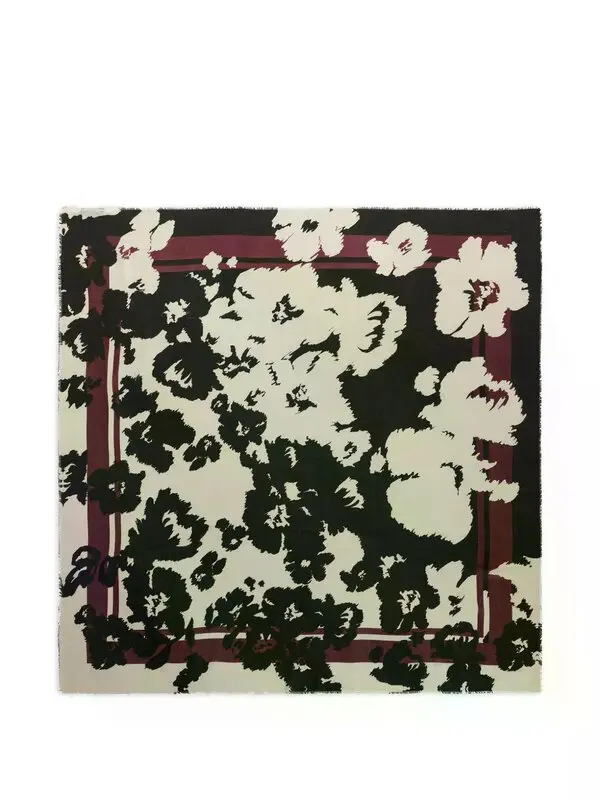 BETTY BARCLAY Floral-print Scarf - Black