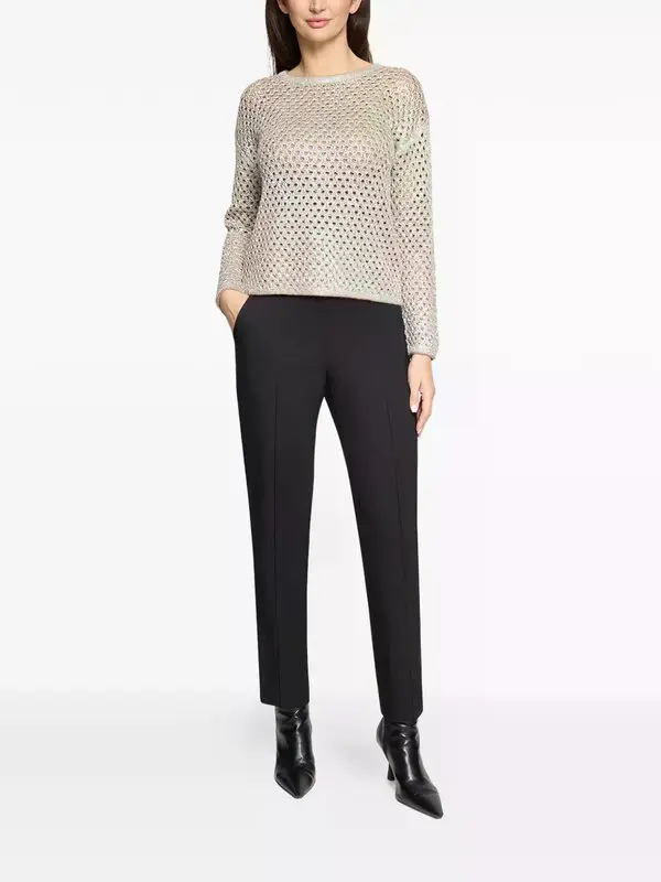 BETTY BARCLAY Openwork Knit Sweater
