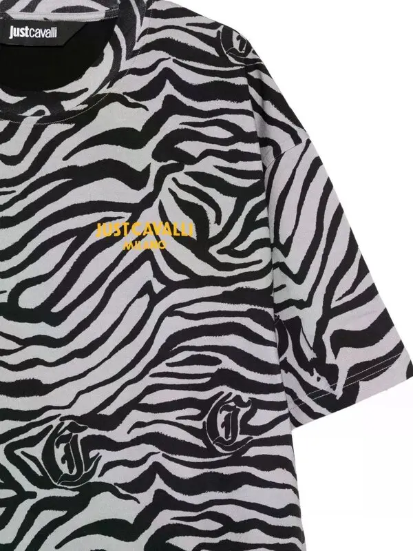 Just Cavalli Zebra-pattern T-shirt