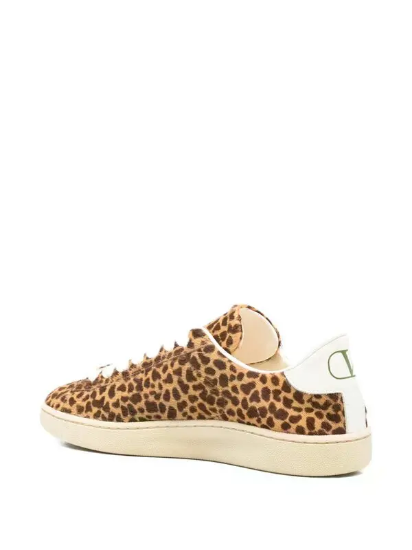 Valentino Garavani Leopard Print Sneakers - Neutrals