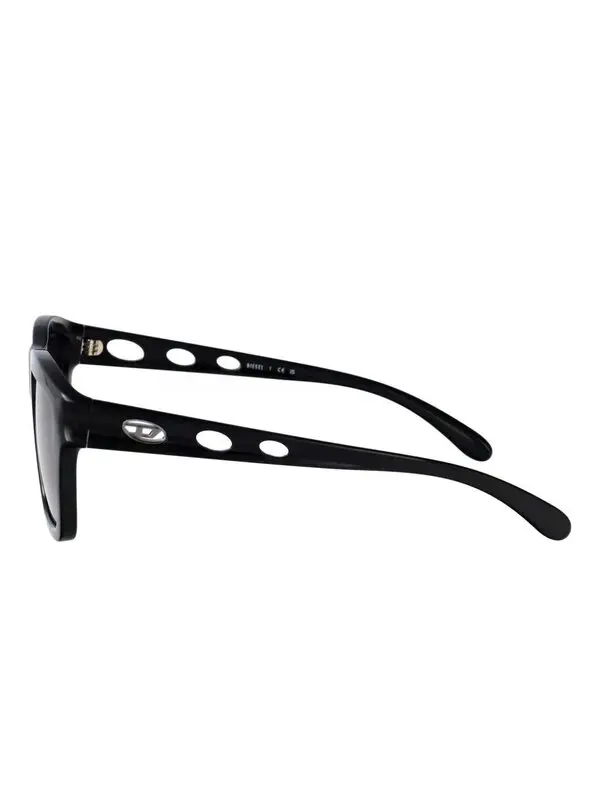 DIESEL Perforated Square-frame Sunglasses