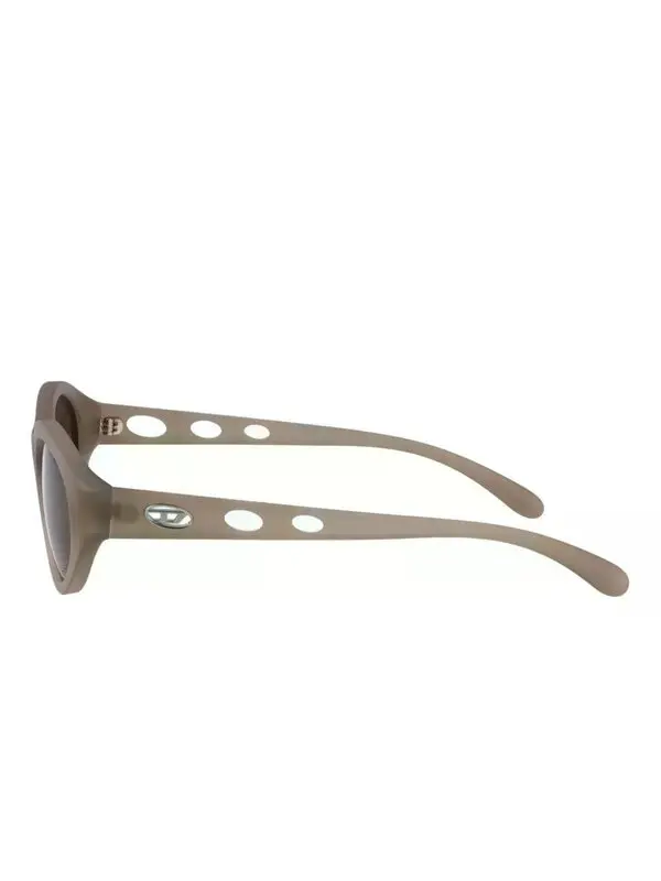 DIESEL Oval Frame Sunglasses