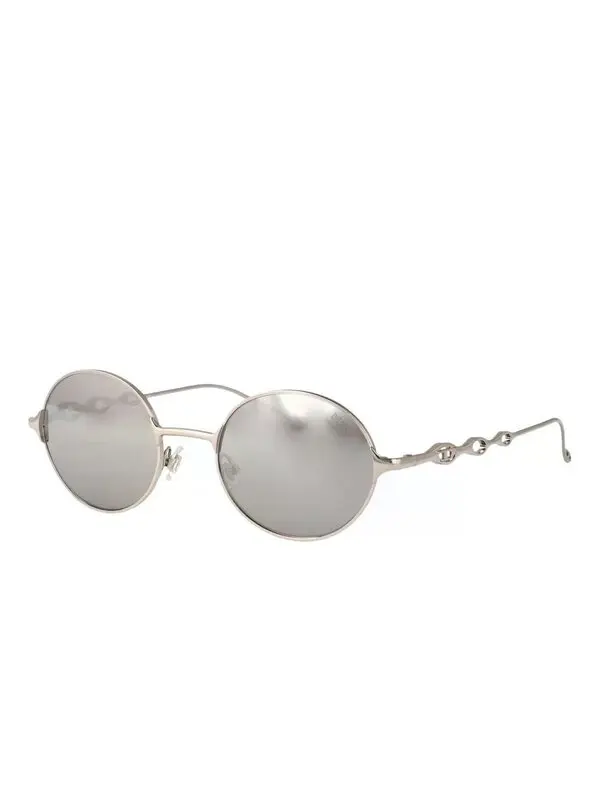 DIESEL Round-frame Metal Sunglasses