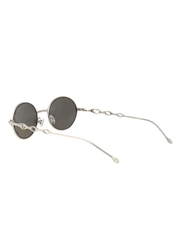 DIESEL Round-frame Metal Sunglasses