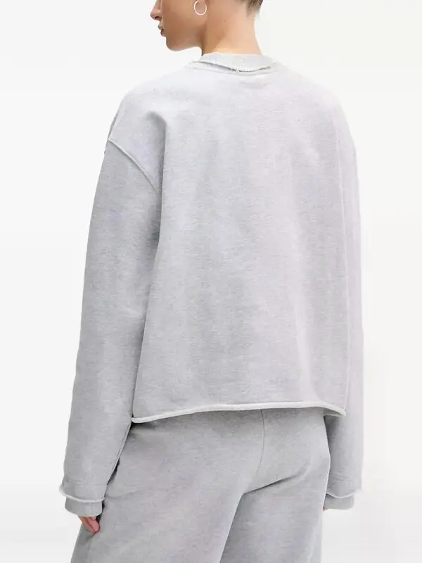 Hugo Frayed Logo Sweatshirt