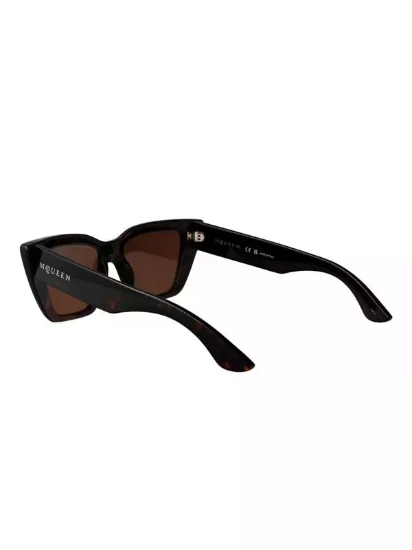 Alexander McQueen Cat-eye Acetate Sunglasses - Brown
