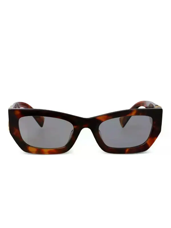 Miu Miu Tortoiseshell Square Frame Sunglasses - Brown