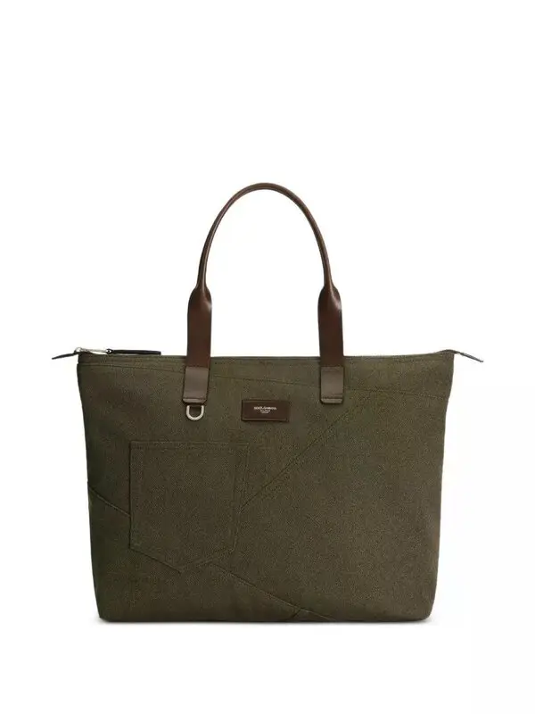 Dolce & Gabbana Paneled Tote Bag - Green