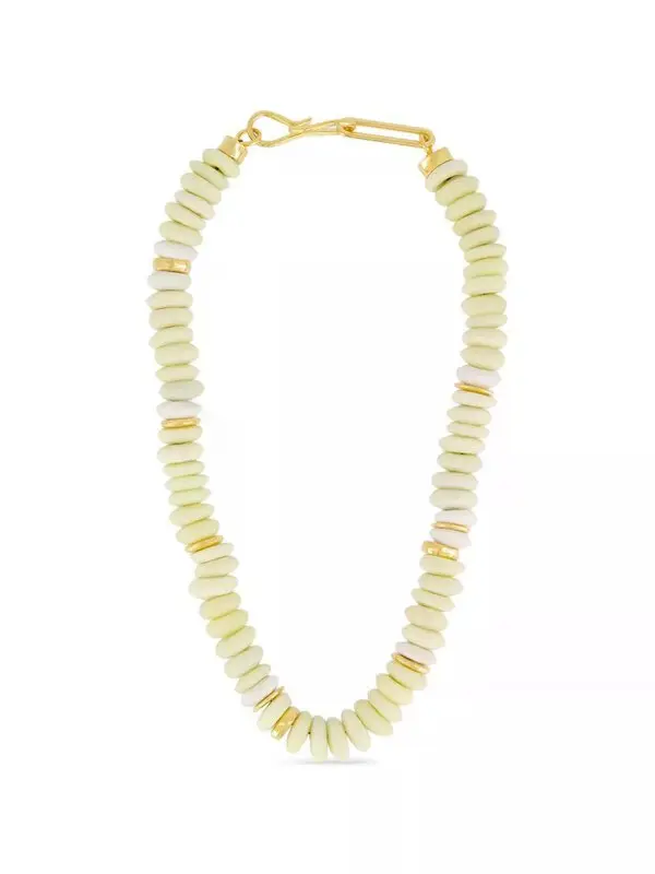 LIZZIE FORTUNATO Laguna Beaded Necklace - Yellow