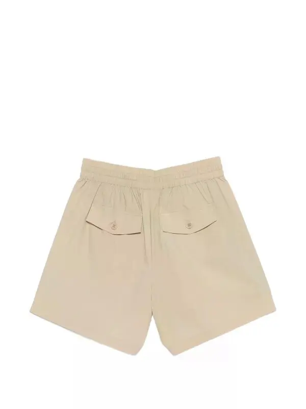 P.a.r.o.s.h Logo-detail Shorts - Neutrals