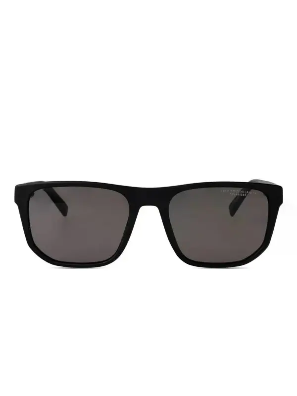 Tommy Hilfiger Rectangle Frame Sunglasses - Black