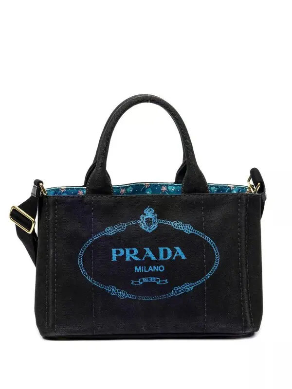 Prada Small Canapa Two-way Handbag