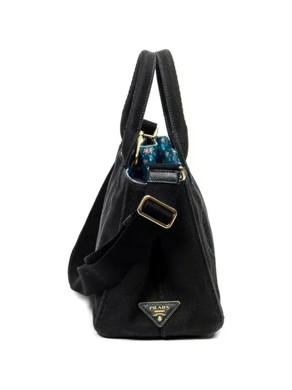 Prada Small Canapa Two-way Handbag