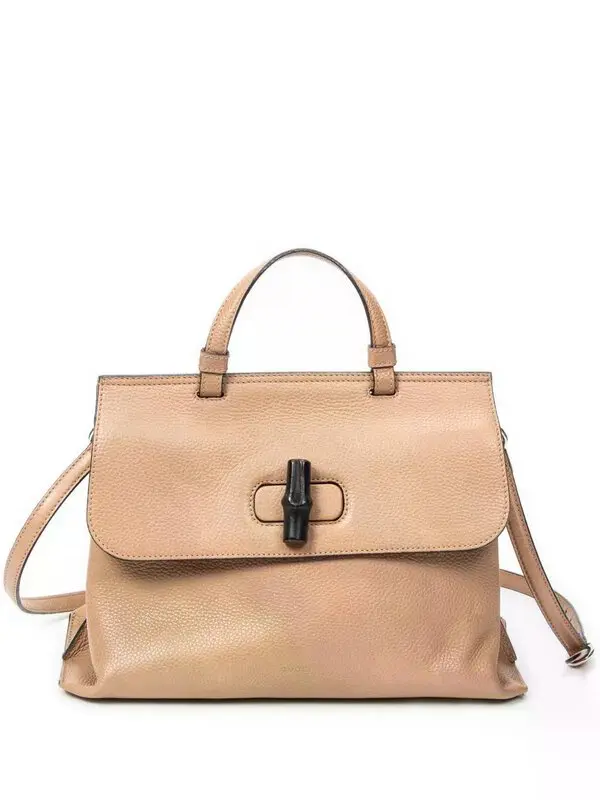 Gucci Bamboo Daily Top Handle Bag - Neutrals