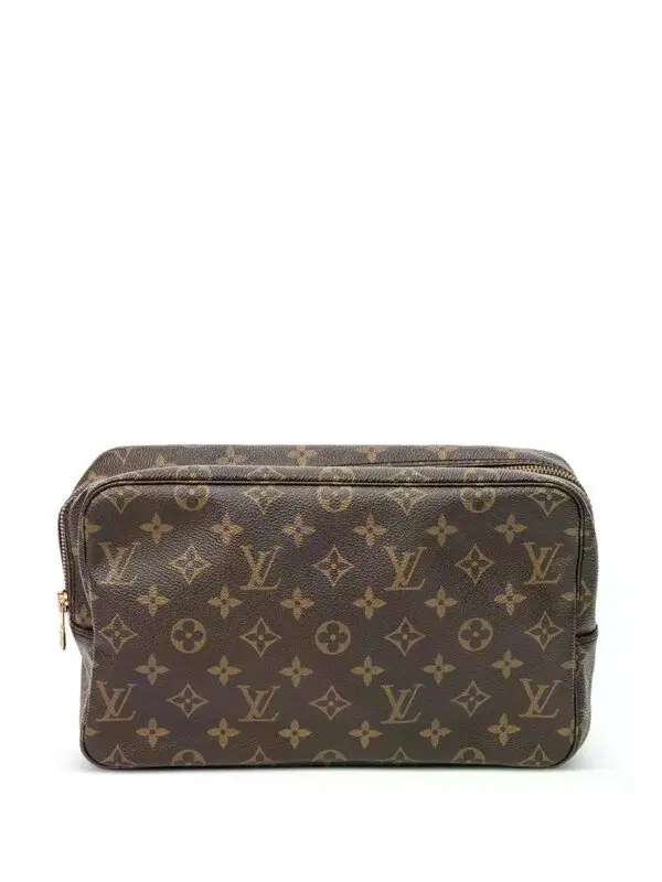 LOUIS VUITTON Pochette Toilette Pouch - Brown