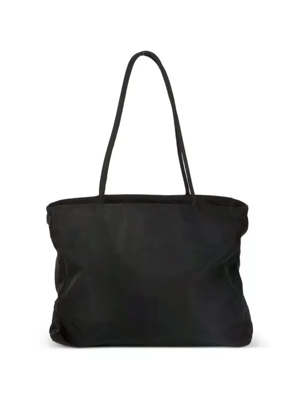 Prada 2000s Logo Tote Bag