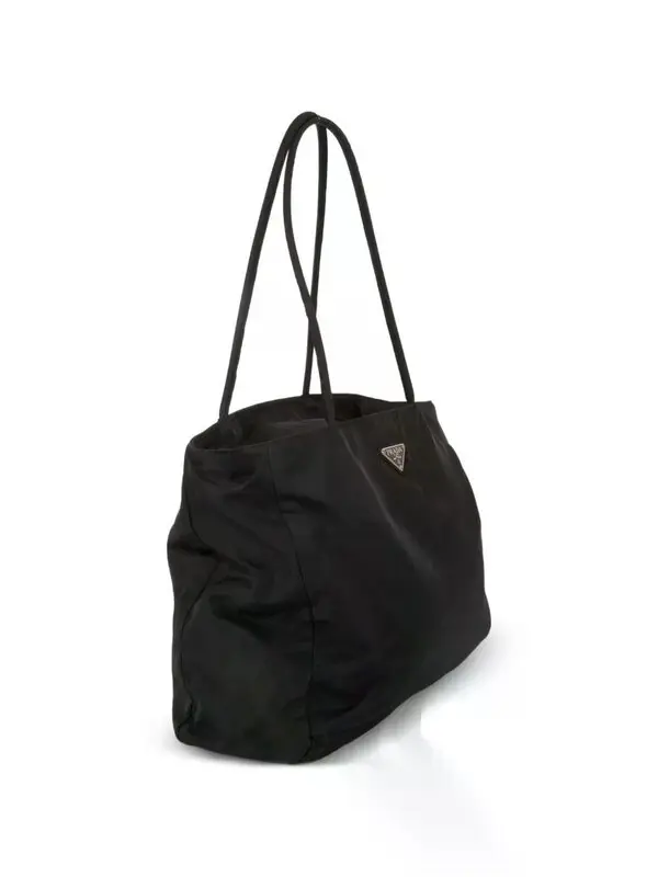 Prada 2000s Logo Tote Bag