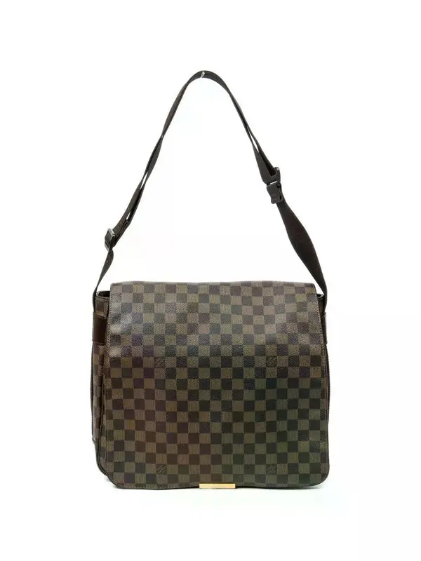 LOUIS VUITTON 2007 Bastille Chequered-pattern Flap Bag